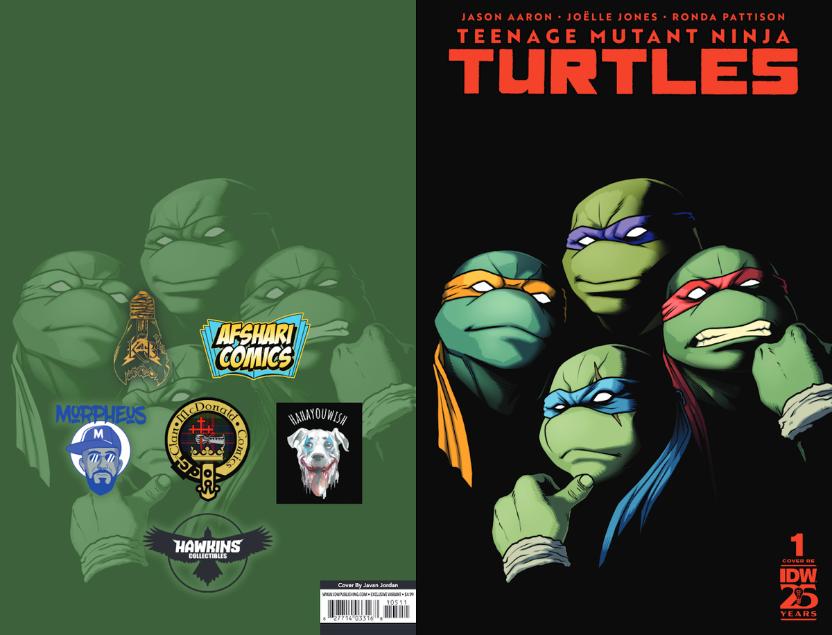 Teenage Mutant Ninja Turtles #1 (2024) Javan Jordan Cover. Afshari Com ...