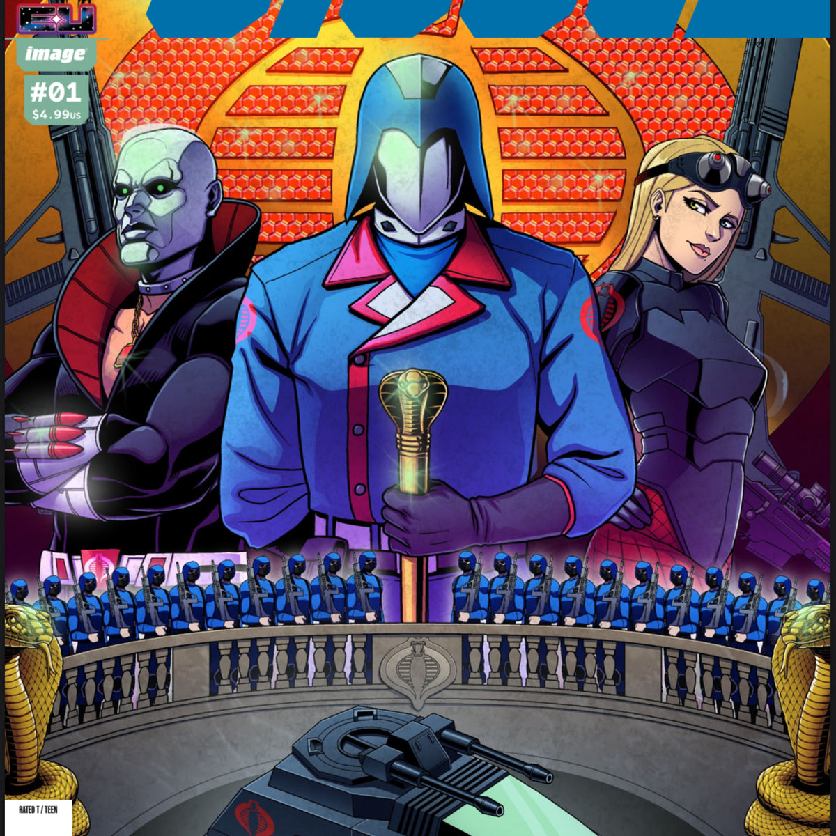 G.I Joe #1 Afshari Comics Exclusive Javan Jordan Foil Variant