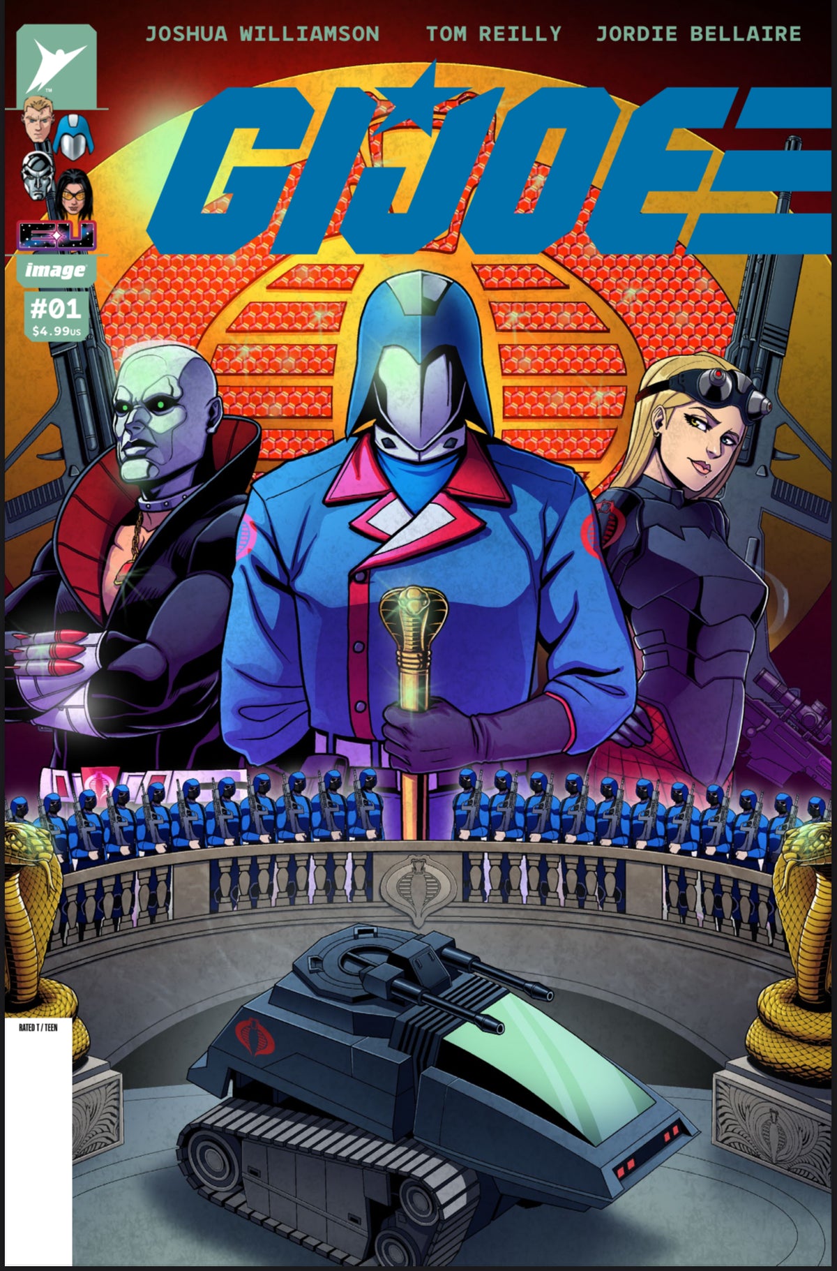 G.I Joe #1 Afshari Comics Exclusive Javan Jordan Foil Variant